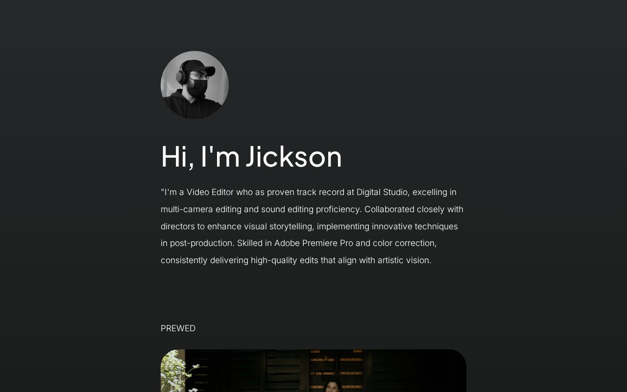 Jickson portfolio